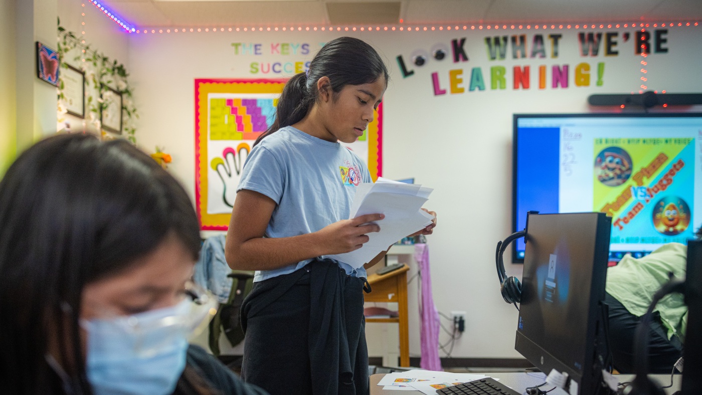 Arizona tribal school election: pizza vs. chicken nuggets : NPR