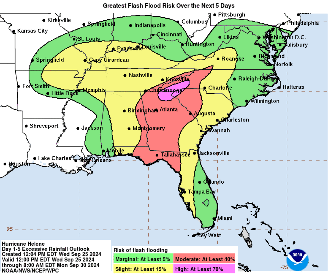 Helene becomes a hurricane as it nears Florida : NPR