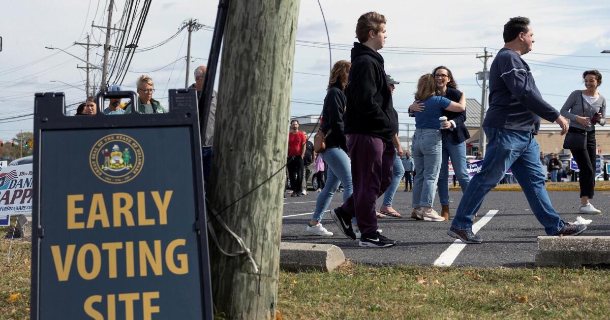 What early voting data signals about this year's election | Connecticut ...