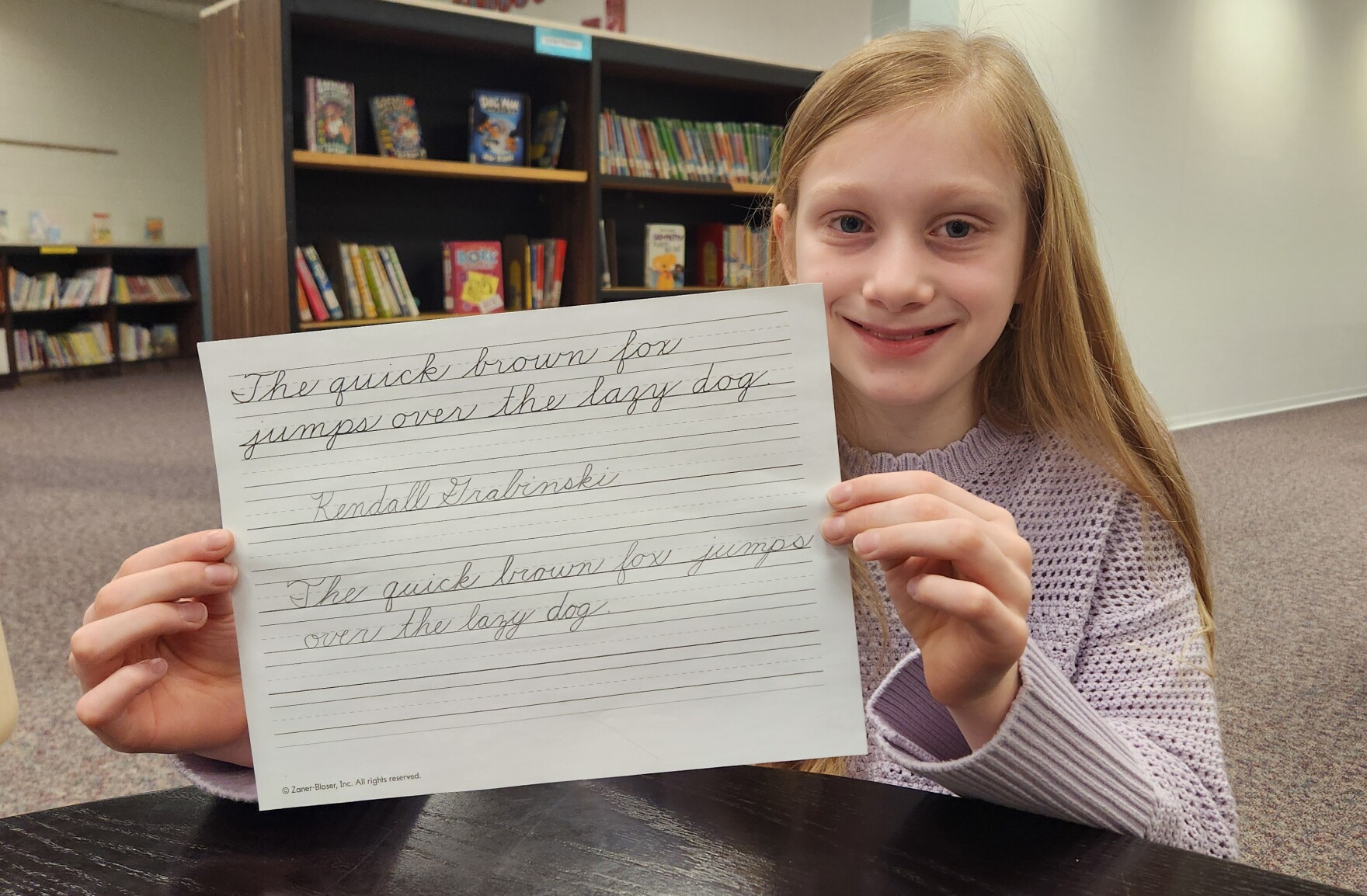 Lake-Lehman fifth grader named national champion for her cursive ...