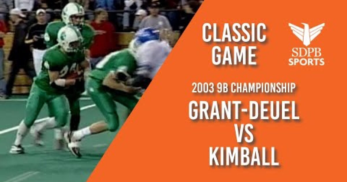 Grant-Deuel vs Kimball (2003 9B Football Championship Game) | SDPB ...