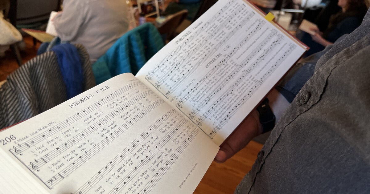 Singers celebrate new 'shape note' hymnal in Berryville