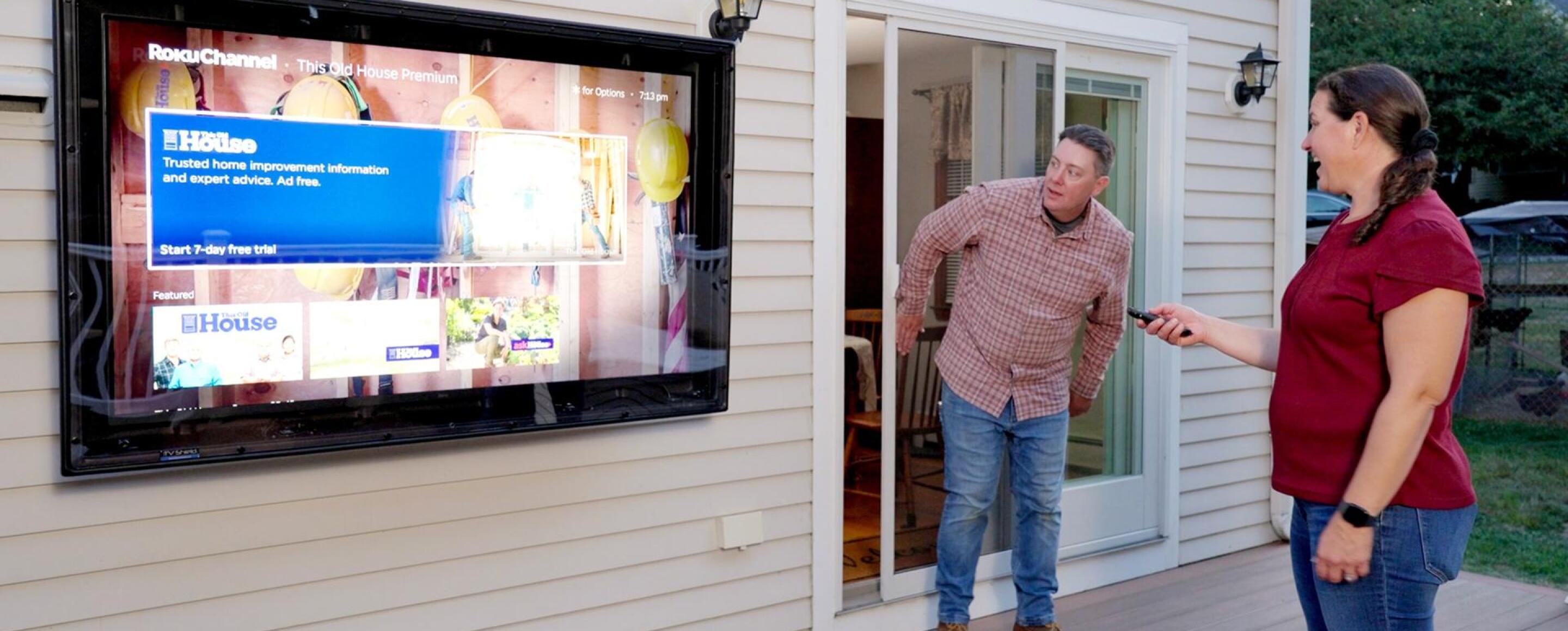 E26 | Outdoor TV; Granite Fire Pit | Ask This Old House