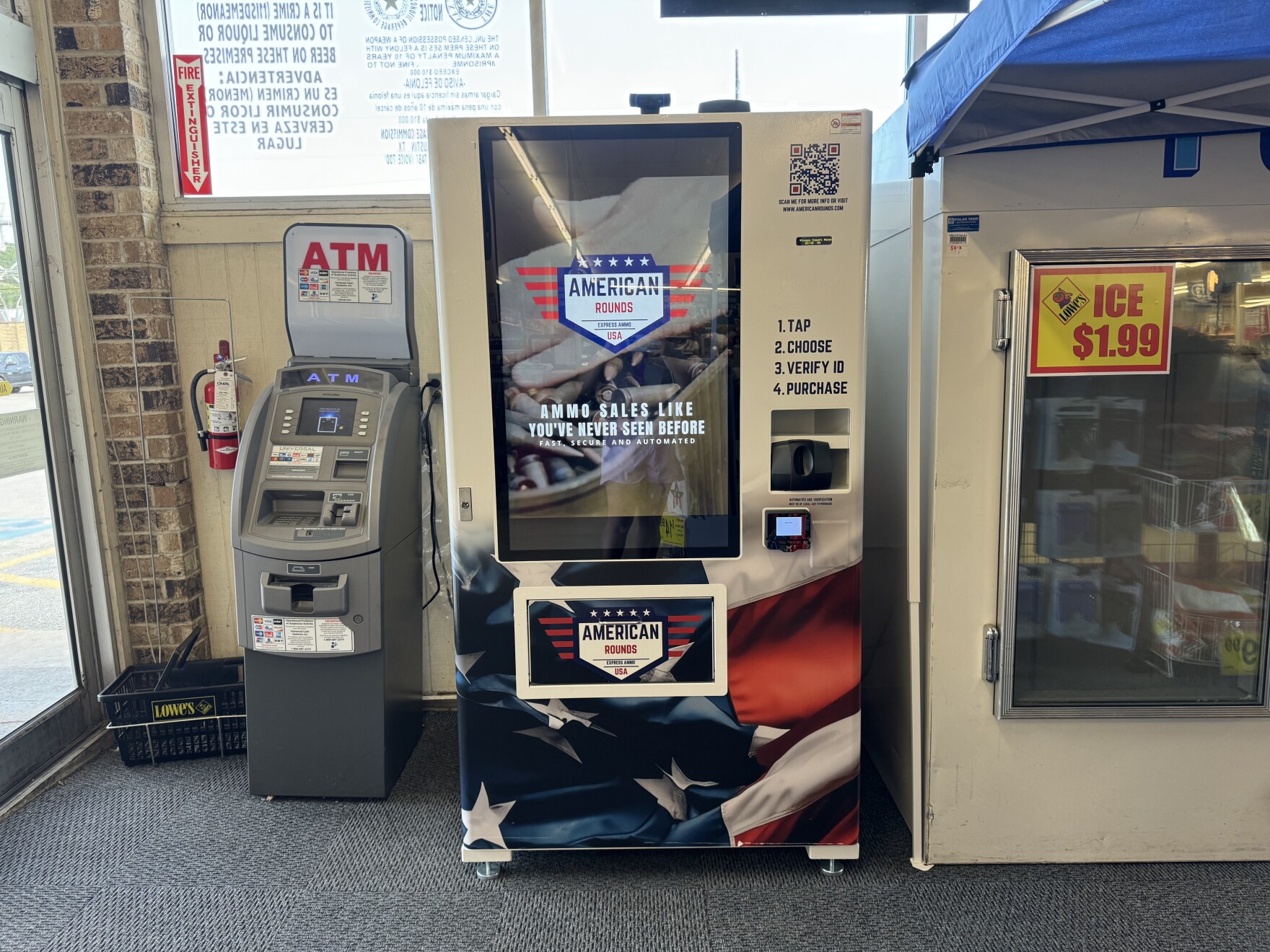 First ammunition vending machine in the state has been installed in a ...