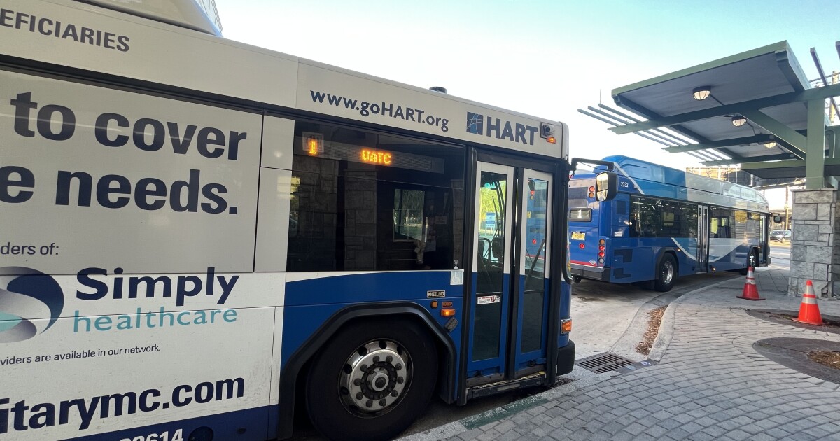 Ridership for free HART Route 1 'exceeding expectations' | WUSF