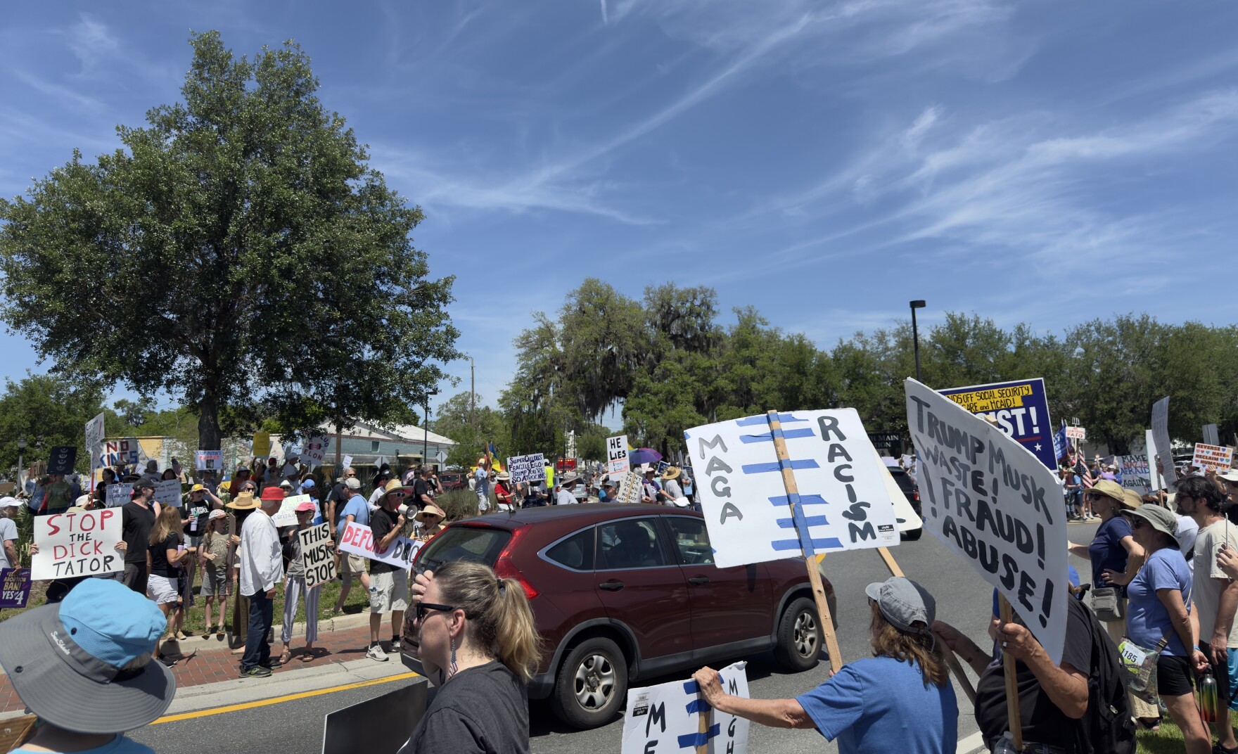 ‘Like group therapy’: Gainesville protesters join national ‘people’s ...