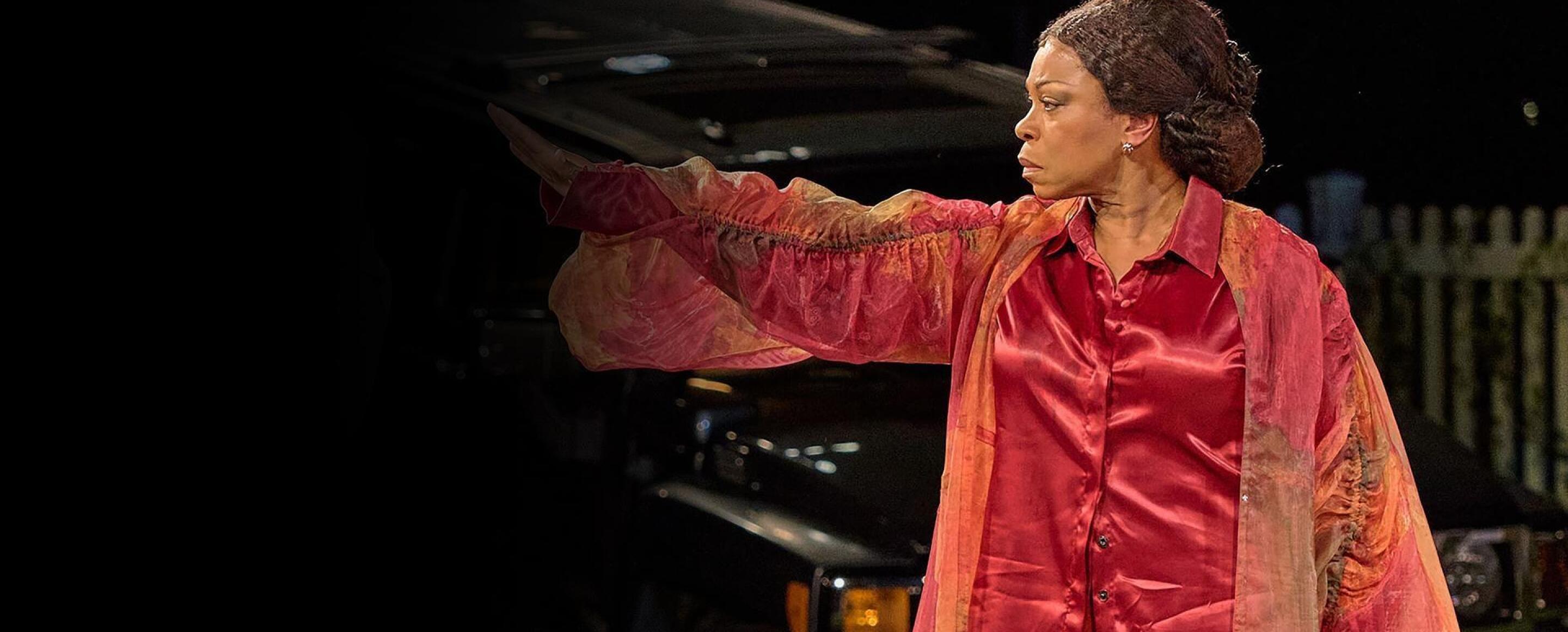 Ato Blankson-Wood and Lorraine Toussaint in "Hamlet" | Connecticut Public