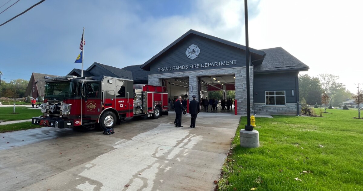Grand Rapids celebrates opening of new Kendall Street Fire Station ...