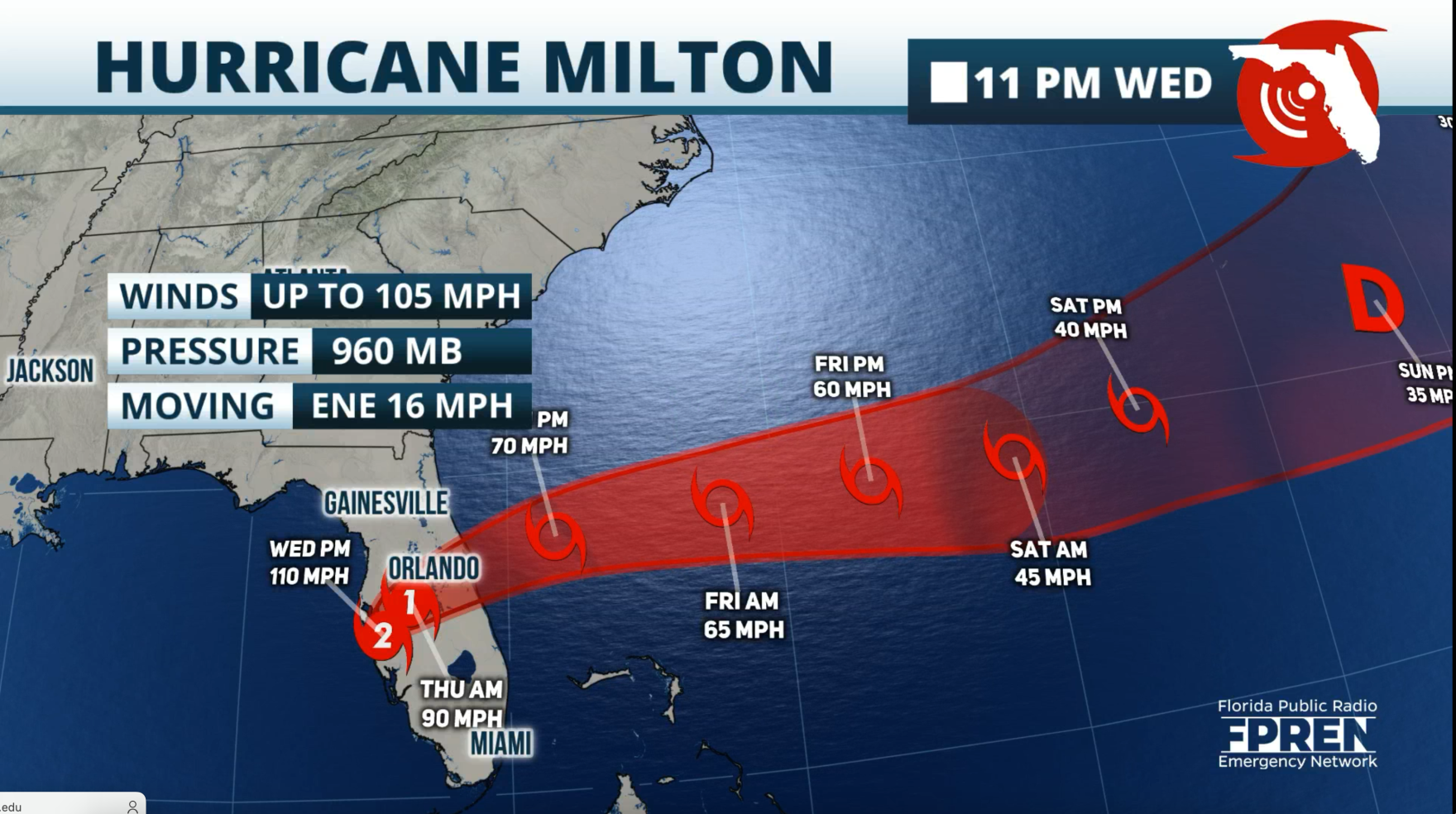 Milton lands in Siesta Key, flash flooding, severe weather threat | WUSF