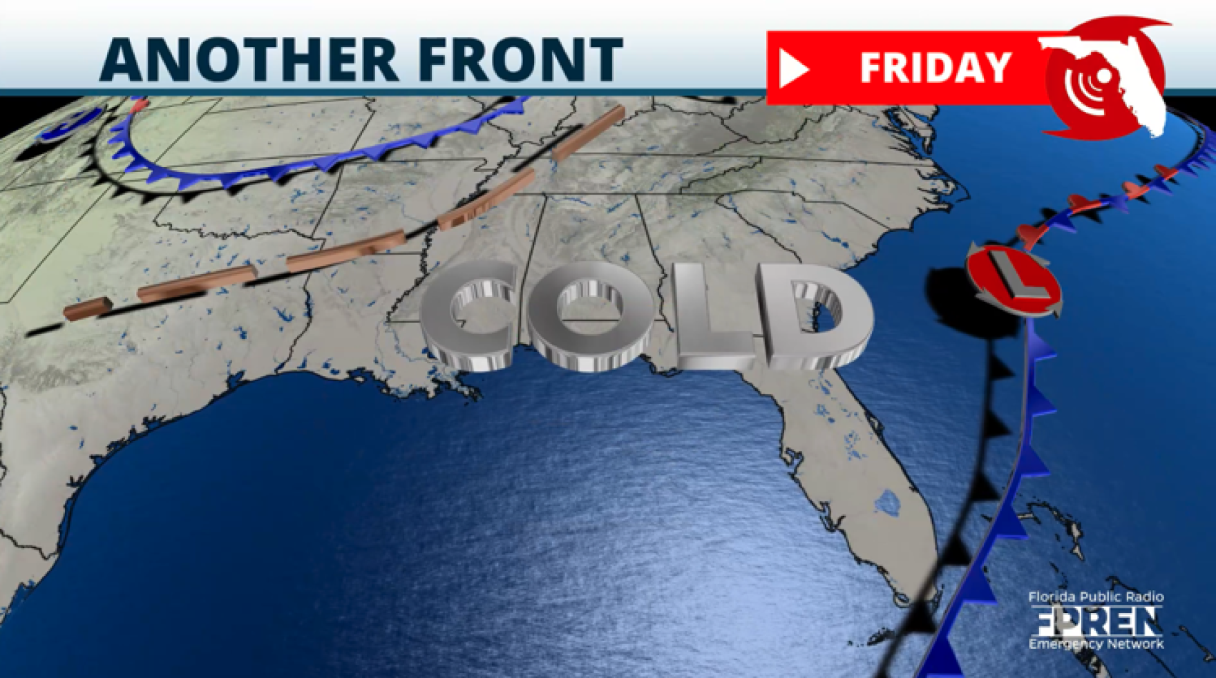 Florida's weekend temperature plunge, strong winds | WUSF