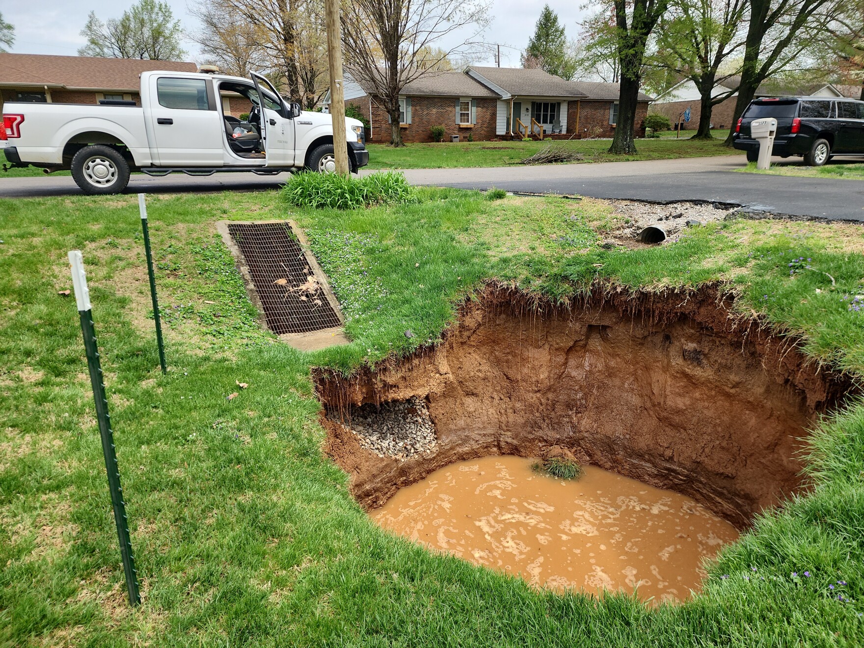 Kentucky's karst system overwhelmed by rainfall, with more sinkholes ...