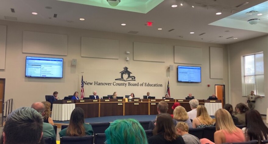 NHC school board member's concern over ticket fees leads to tensions | WHQR
