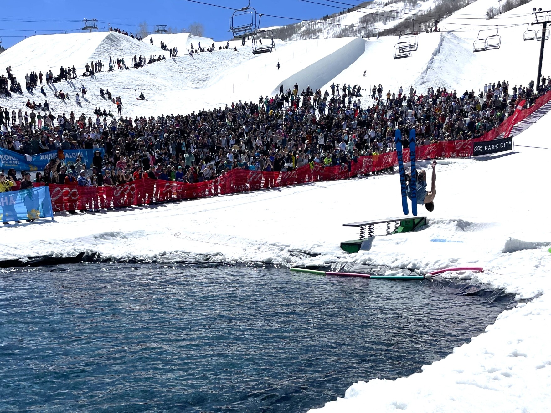 Utah resorts welcome spring with pond skims