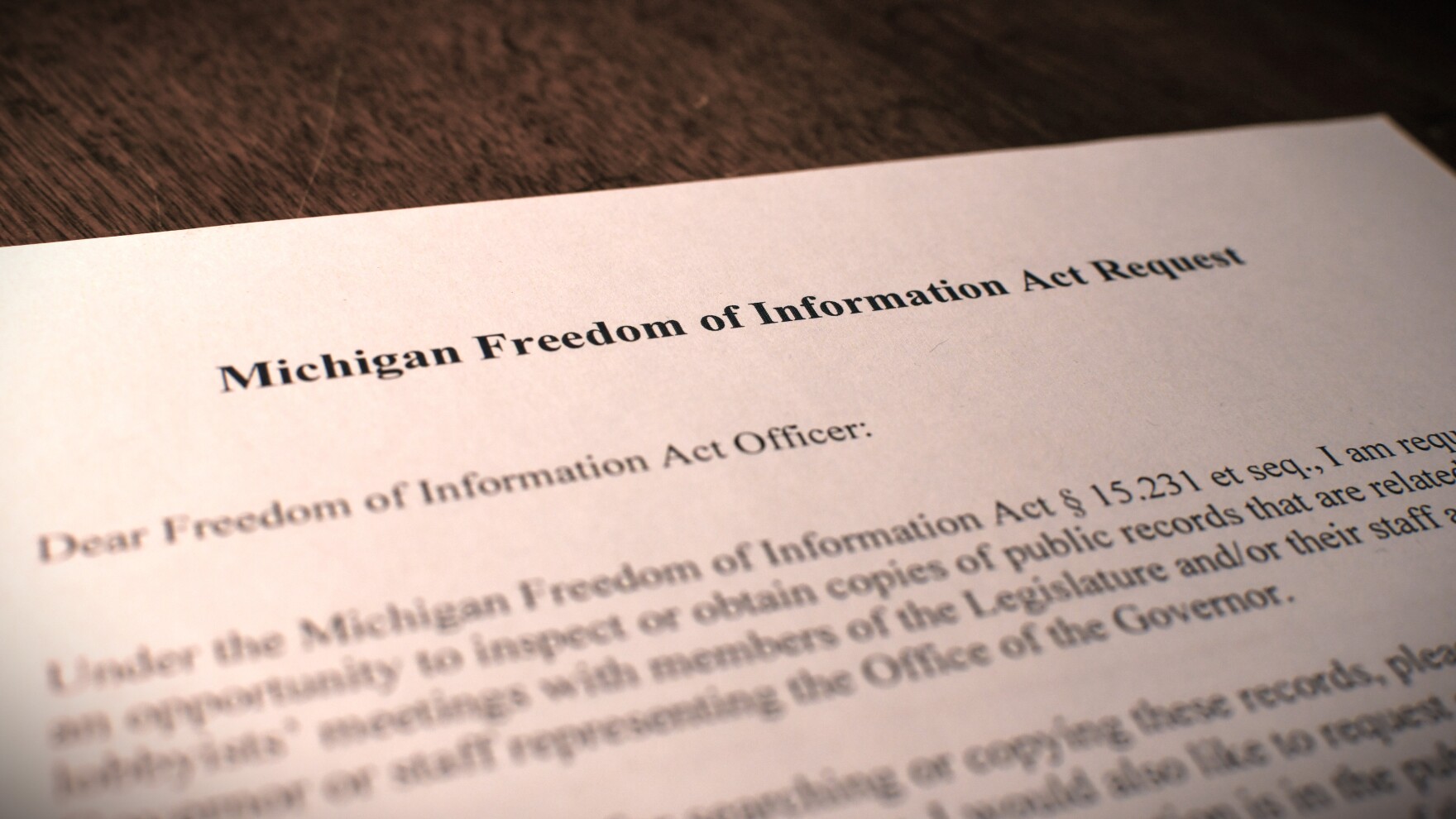 FOIA bills pass Michigan Senate for the second time