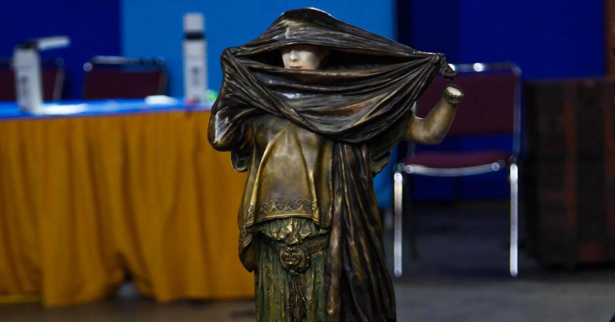 Appraisal: J.L. Gérôme Bronze & Marble Figure, ca. 1890