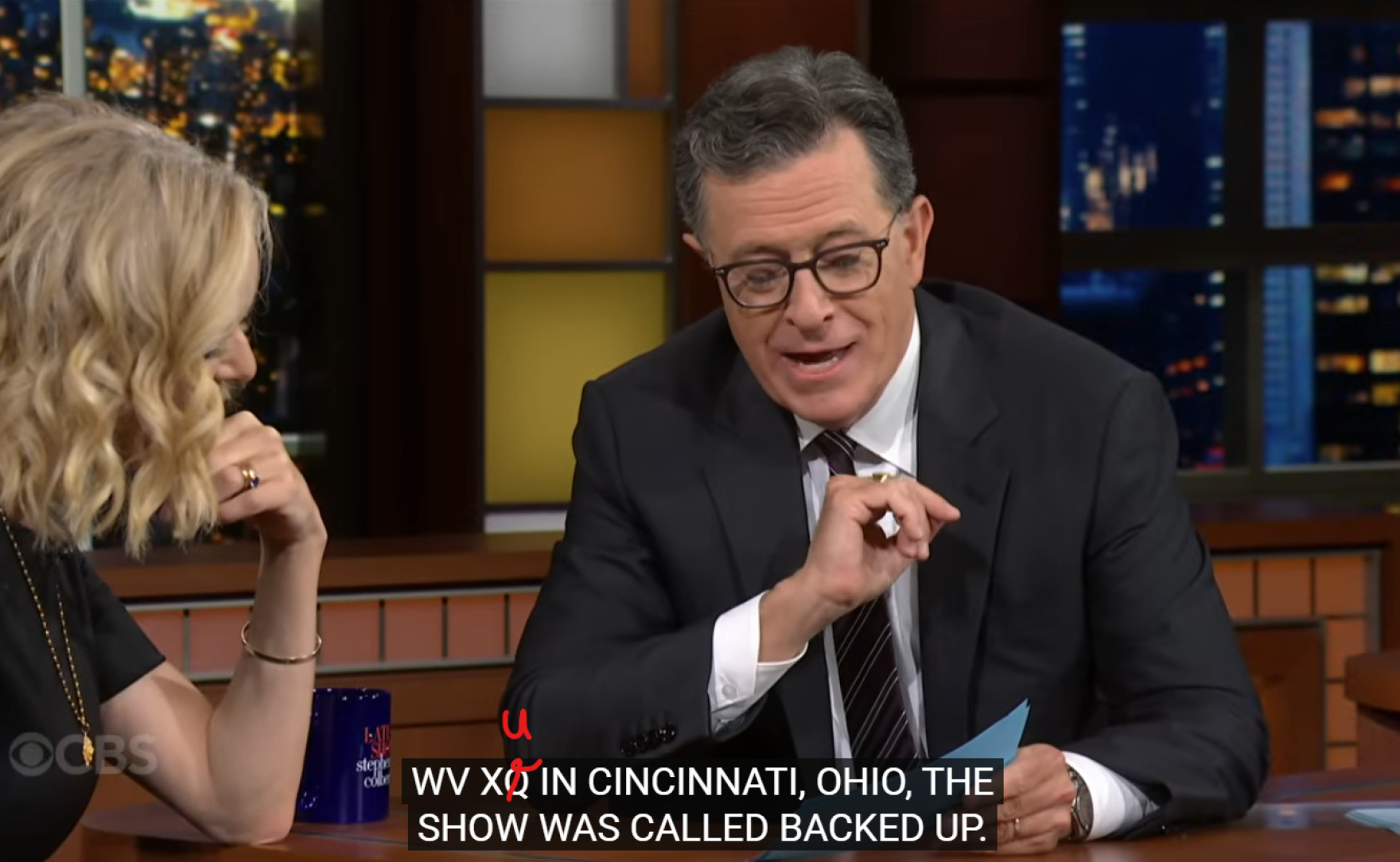 WVXU's podcast 'Backed Up' mentioned on Stephen Colbert's 'Late Show ...