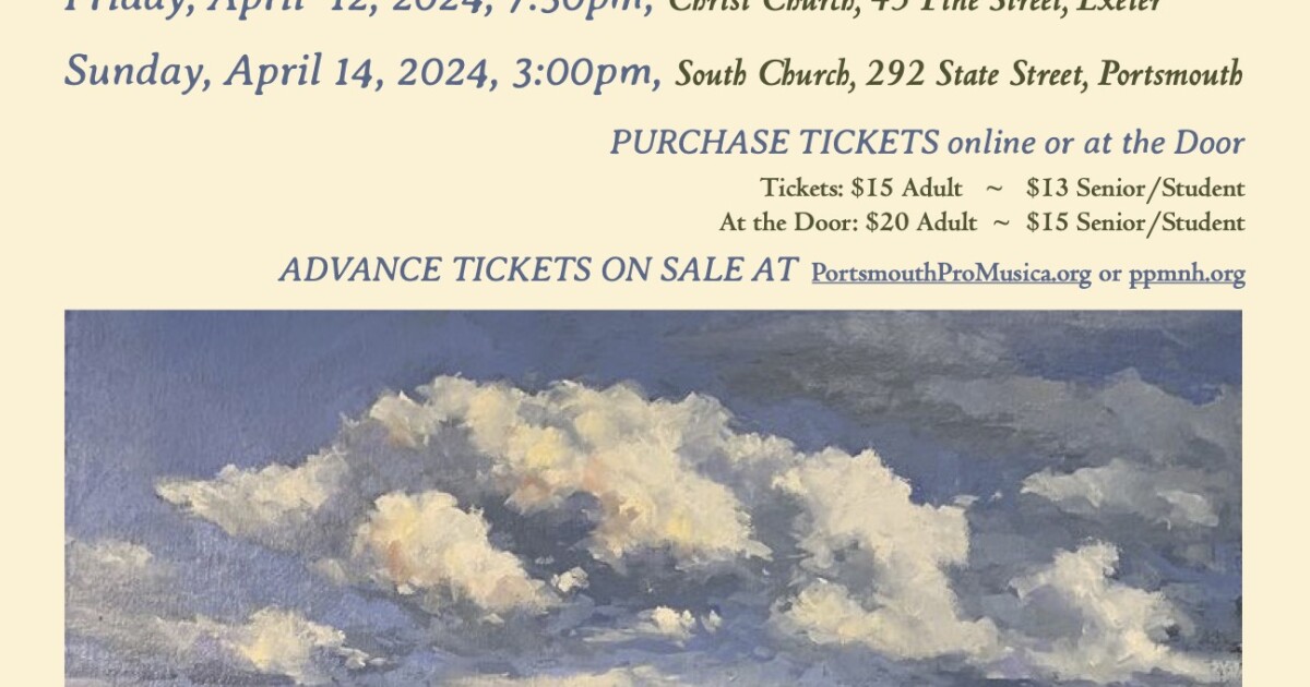 Portsmouth Pro Musica - American Landscapes | Maine Public