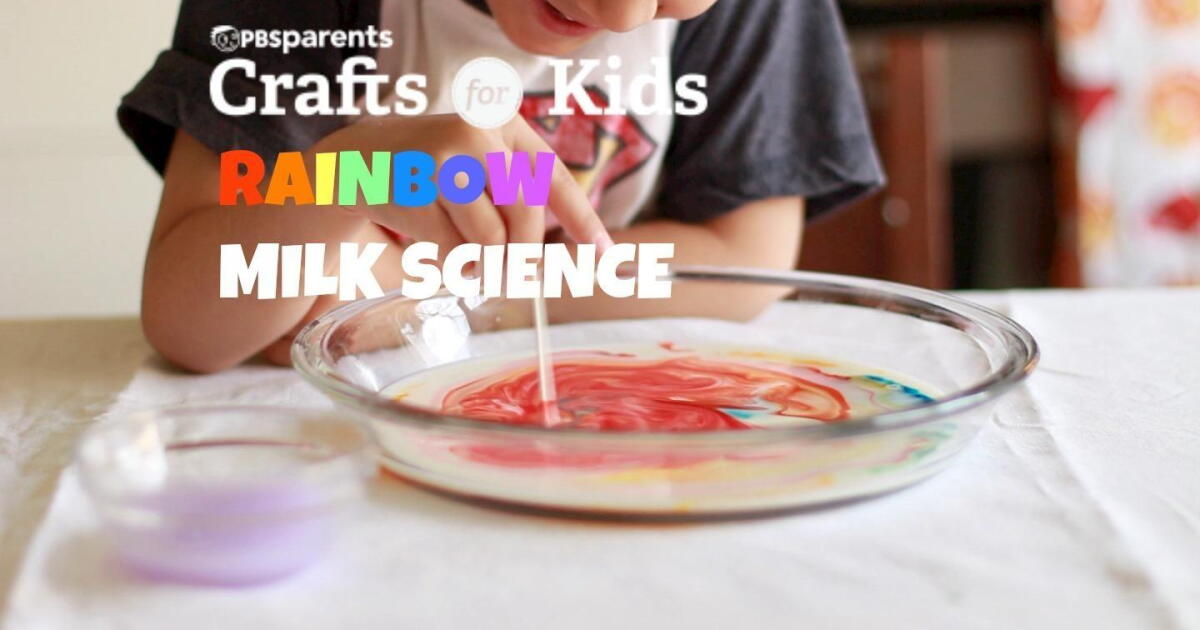 Rainbow Milk Science