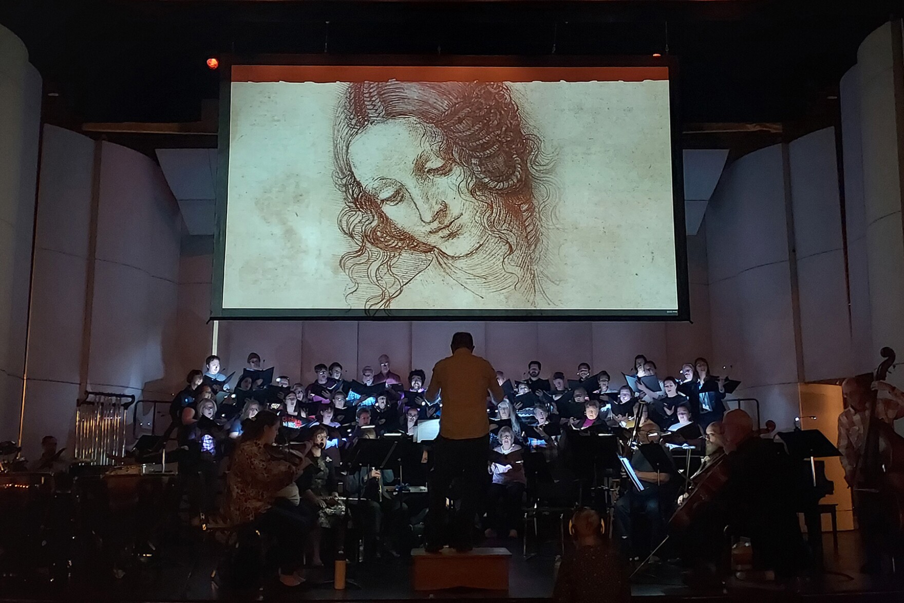 Galesburg Community Chorus brings Leonardo da Vinci sketches to life