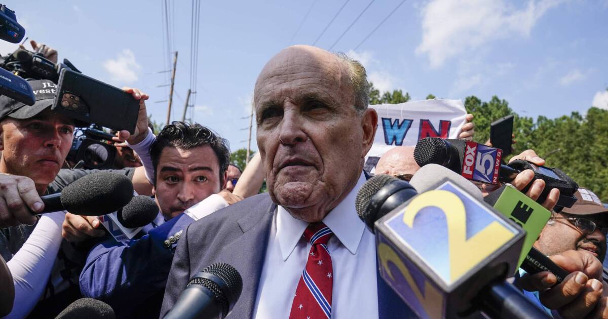 Georgia election workers defamed by Giuliani could get millions of ...