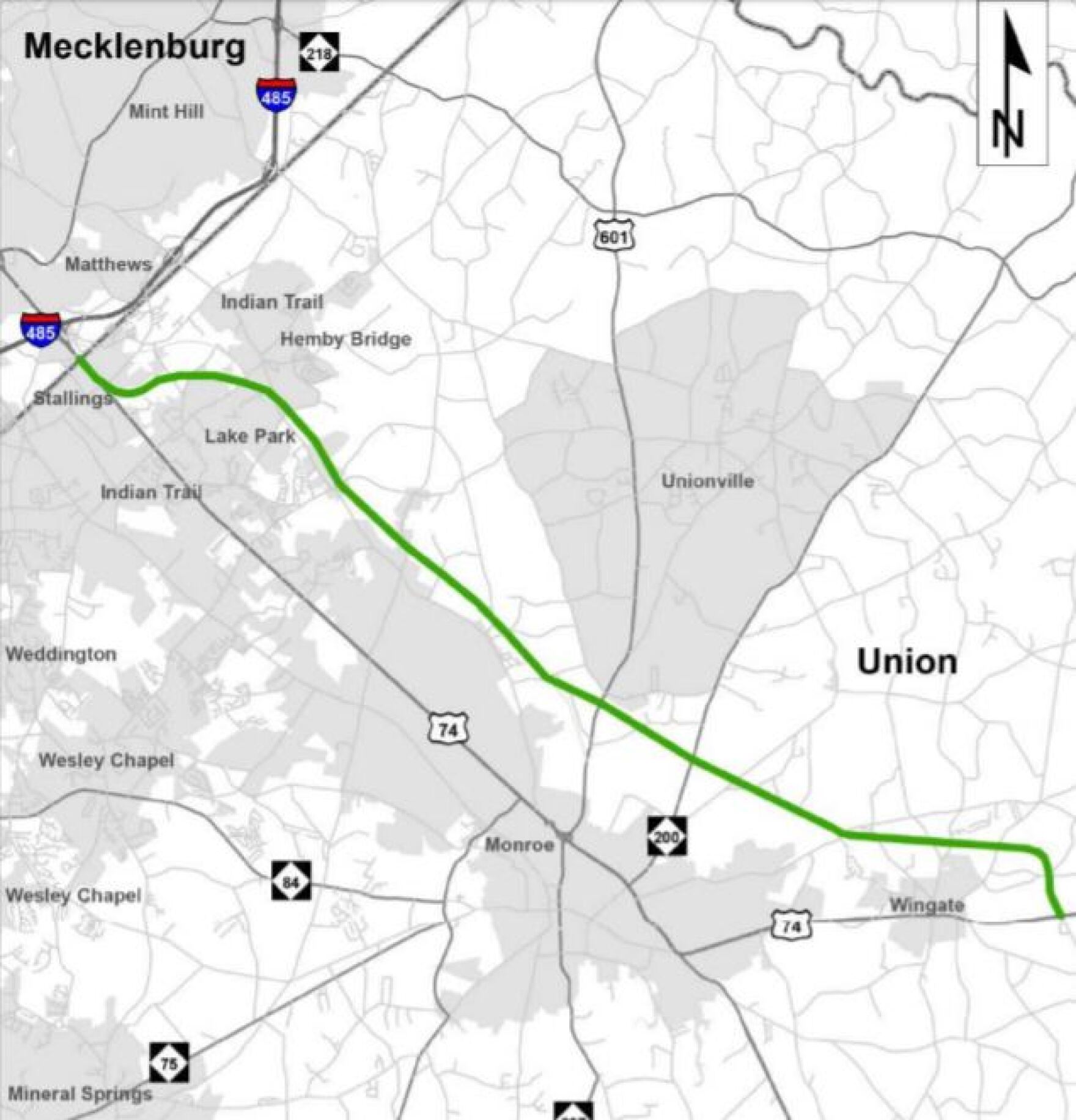 Monroe Expressway Opens Tuesday, With Area's First Tolls | WFAE 90.7 - Charlotte's NPR News Source