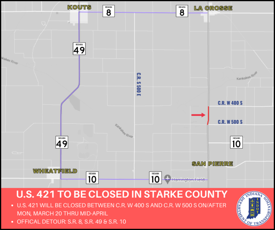 Road work to begin soon on I-65, U.S. 421