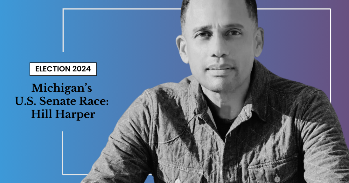 Michigan's U.S. Senate race: Meet Democratic candidate Hill Harper