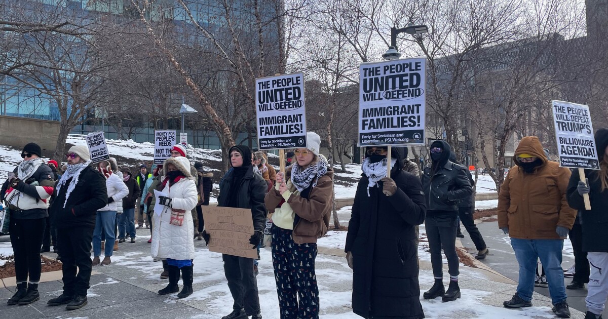 Trump’s inauguration greeted by protest in Kansas City: 'Nothing is ...