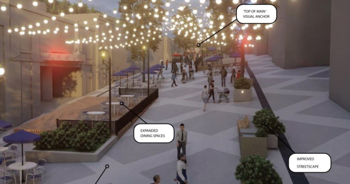 New Park City Main Street town square concept features pedestrian ...