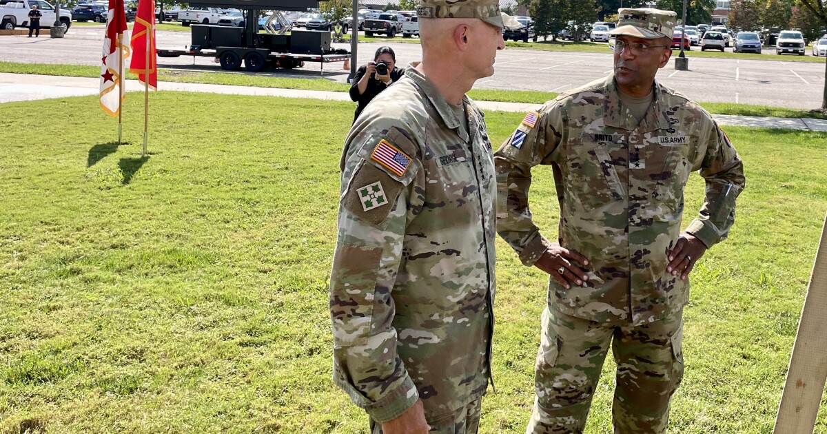 The Army inactivates Training and Doctrine Command at Fort Eustis