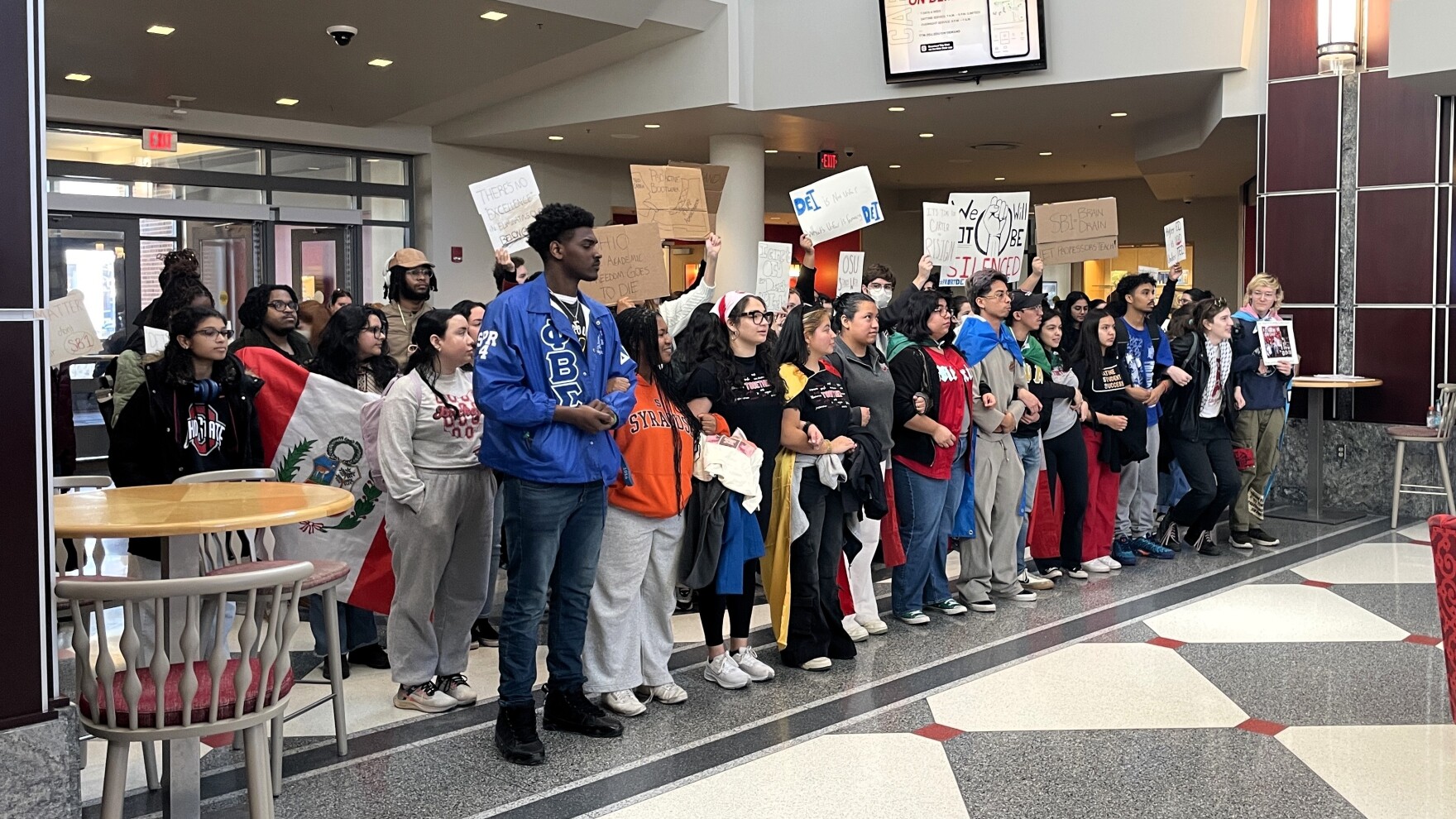 Ohio State University students protest decision to close diversity and ...