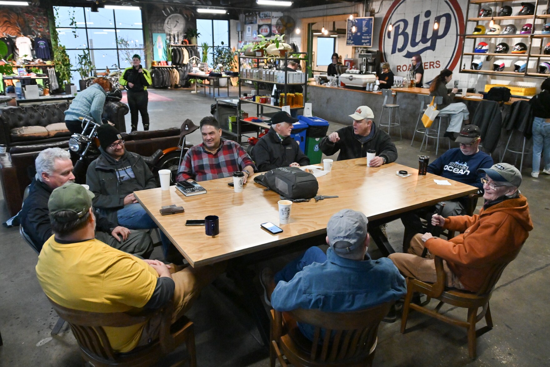 Meet the motorcycle lovers who put on a weekly bike show at Blip Roasters in the West Bottoms ...