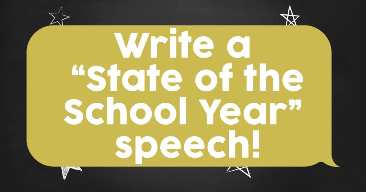 Your Answers: Write a "State of the School Year" speech! | Ideastream ...