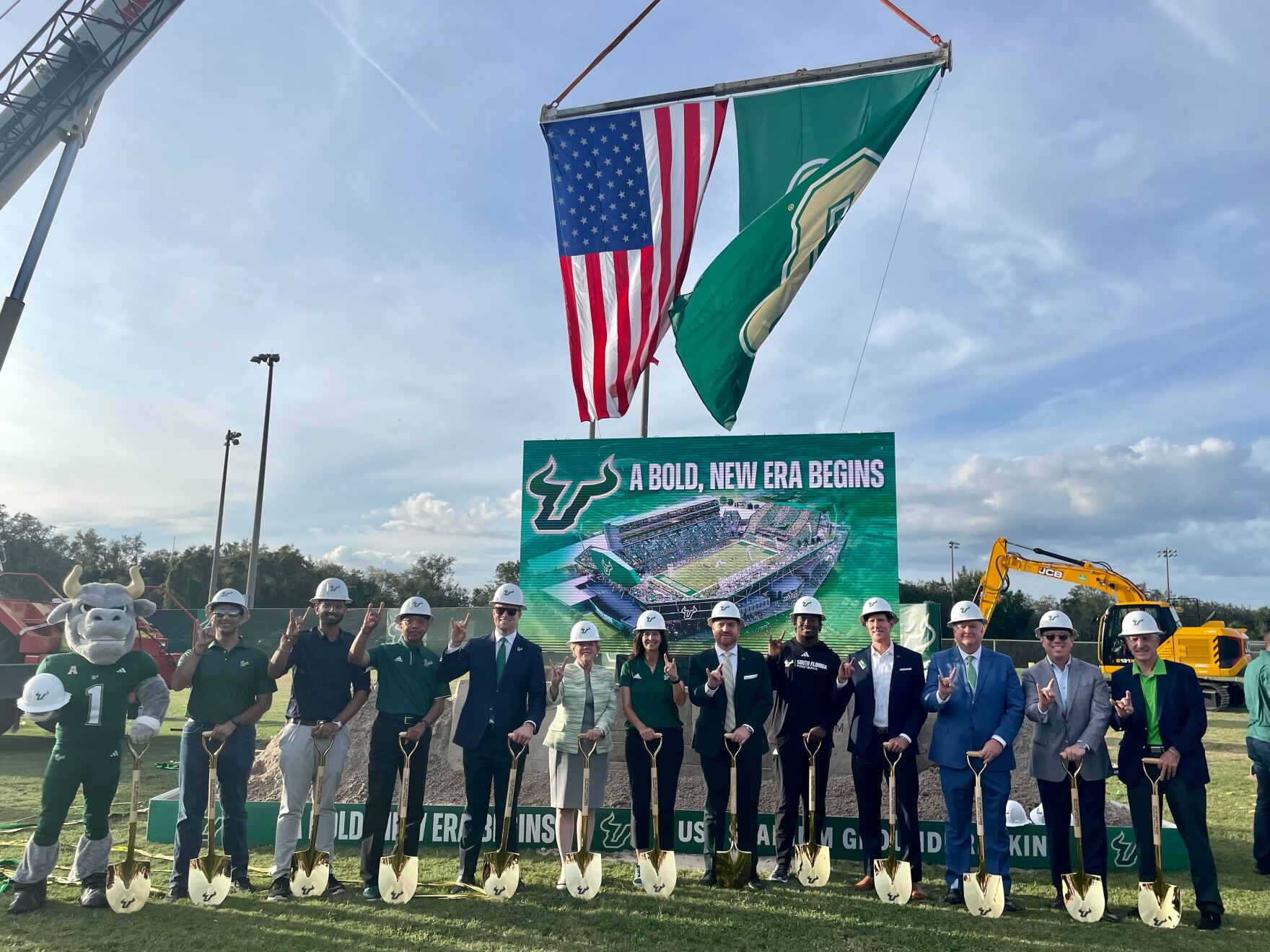 USF breaks ground on a new on-campus football stadium | WUSF