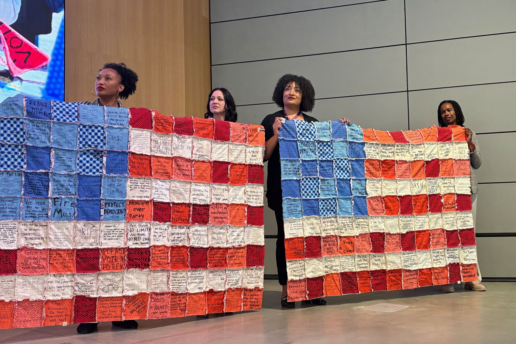 Protest quilts are an age-old art. Soon, each of Utah’s DC delegation ...