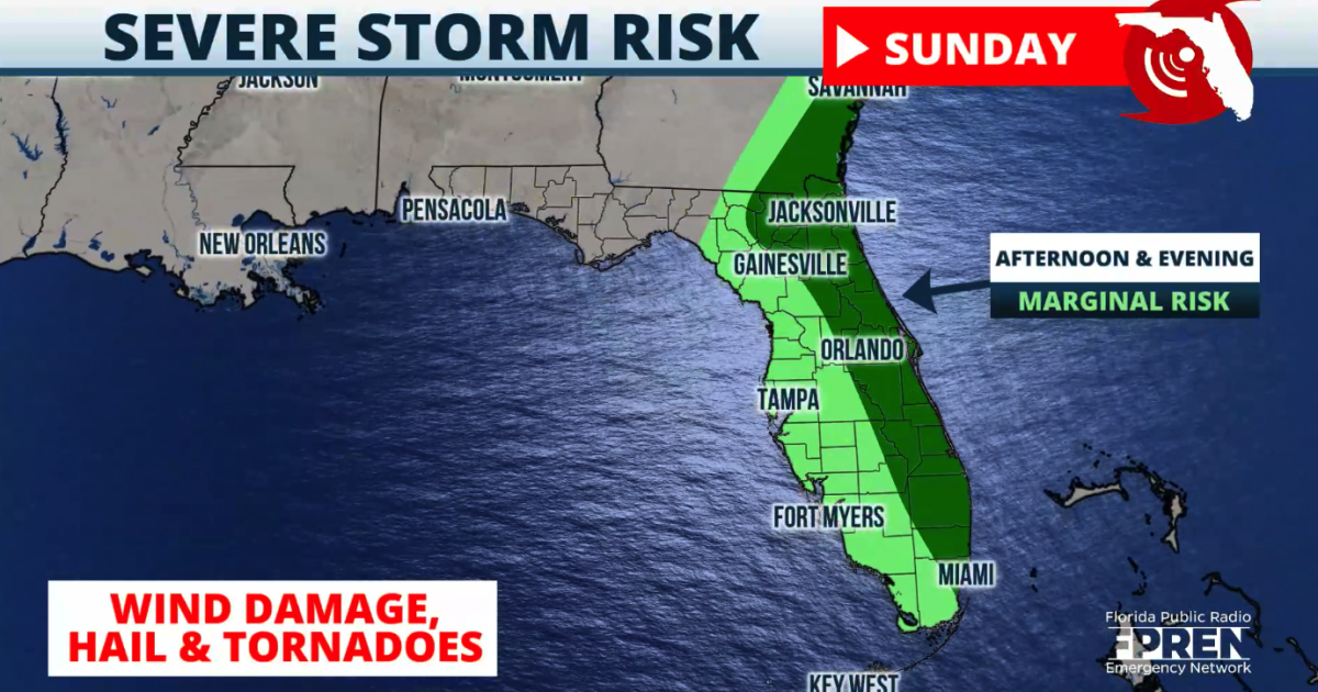 Storms return to Florida. Some could be strong to severe | WUSF
