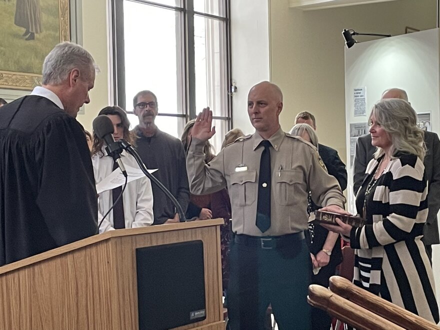 Mueller sworn in as Pennington County sheriff | SDPB