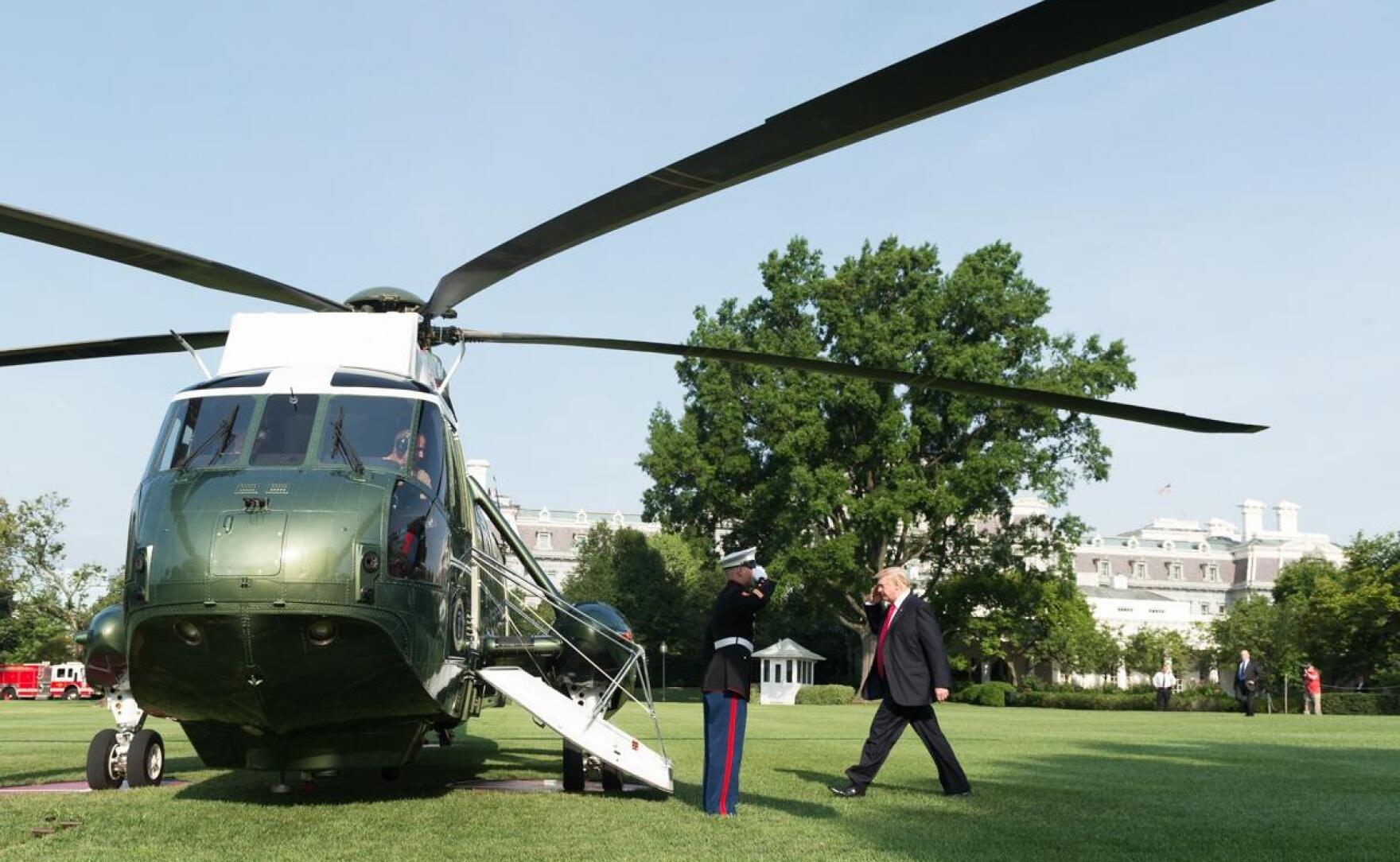 President Trump meets with world leaders at the G-7 summit