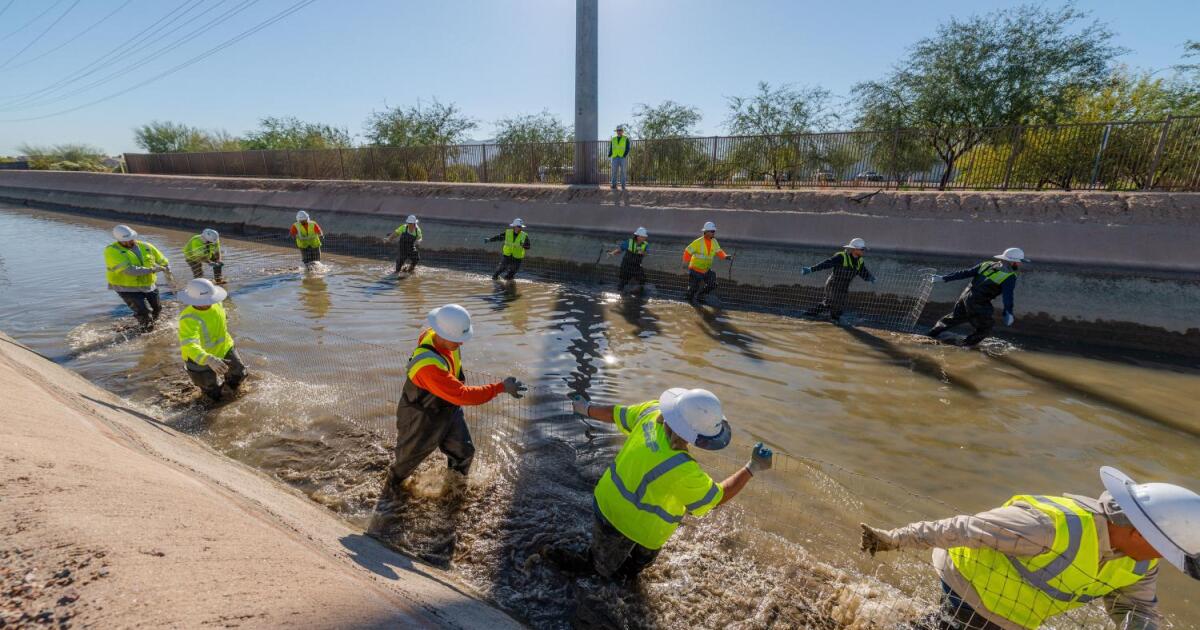 SRP to drain parts of 131-mile canal system to maintain Arizona's water ...