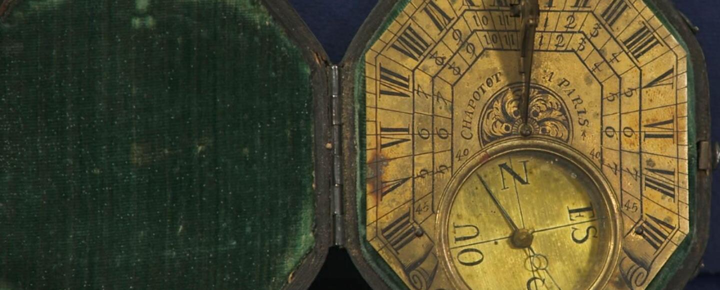 Appraisal: 1700 French Brass Pocket Sundial with Compass | Connecticut ...