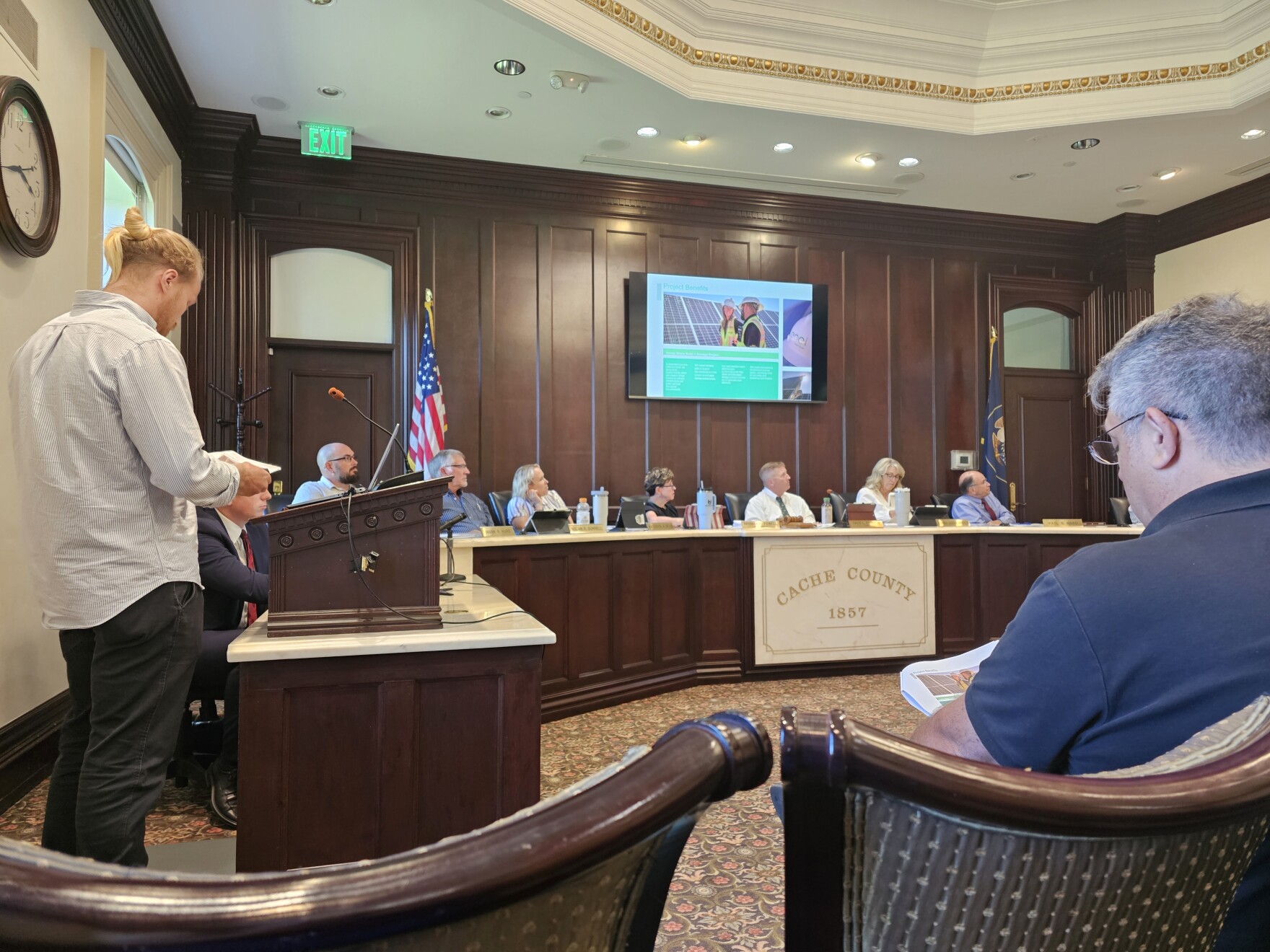 A green energy company wants to build a commercial solar facility in ...