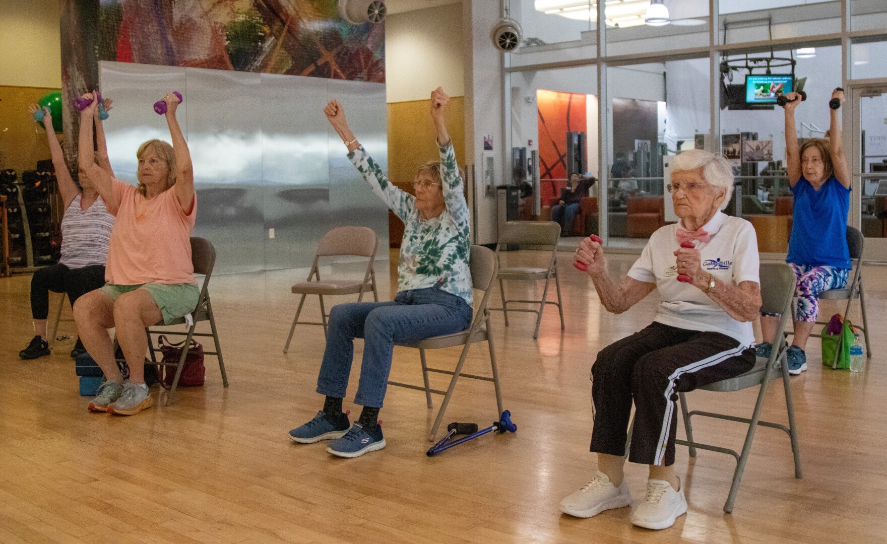 ‘She’s remarkable’: Billie Bob Sykes, 99, still lifts dumbbells and ...