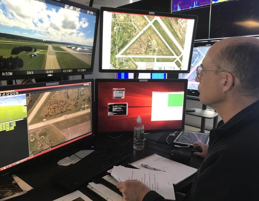 drone testing corridor