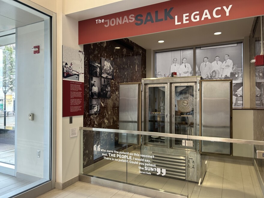 Jonas Salk Legacy exhibit on view at Pitt | 90.5 WESA