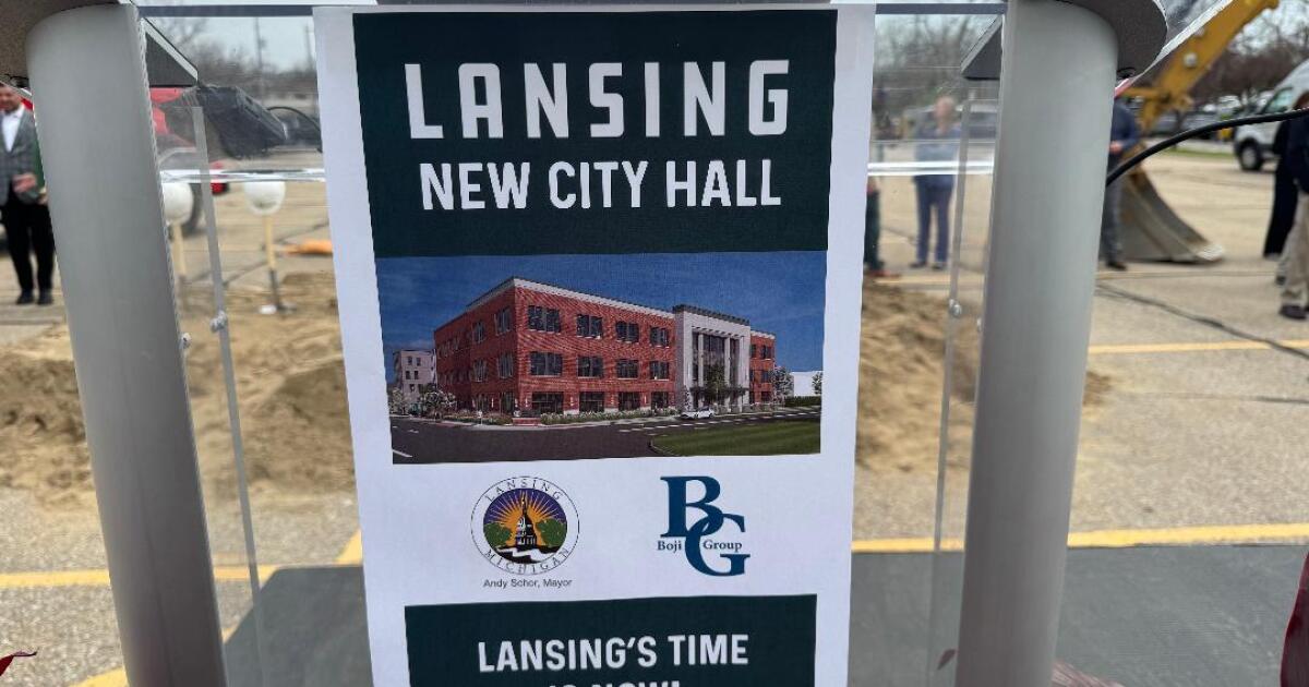 Construction starts on Lansing's new city hall after groundbreaking ...