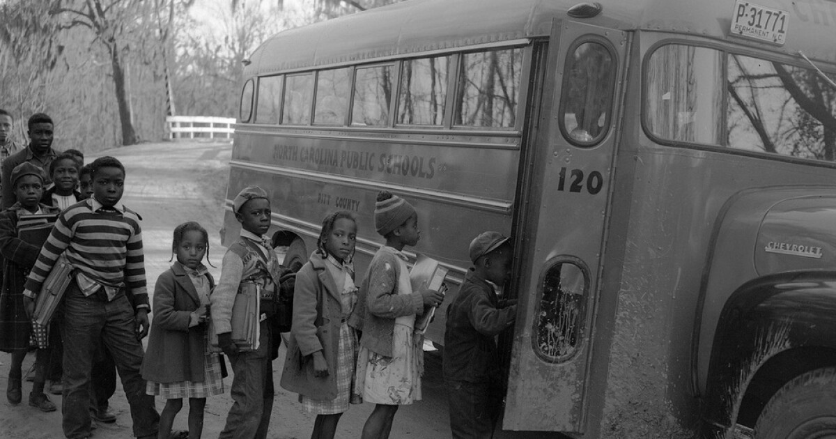 segregation school bus