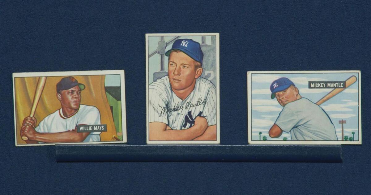 Appraisal: 1951&1952 Willie Mays & Mickey Mantle Cards | New England ...