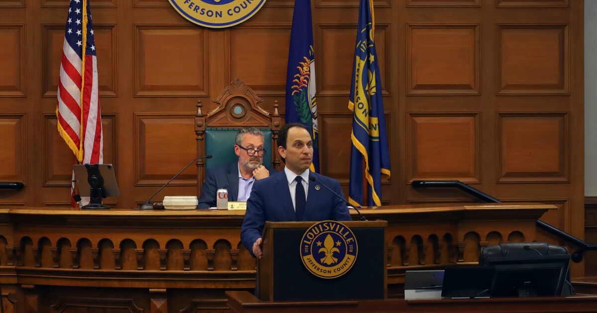 Louisville mayor outlines $1.2 billion budget proposal for 2026