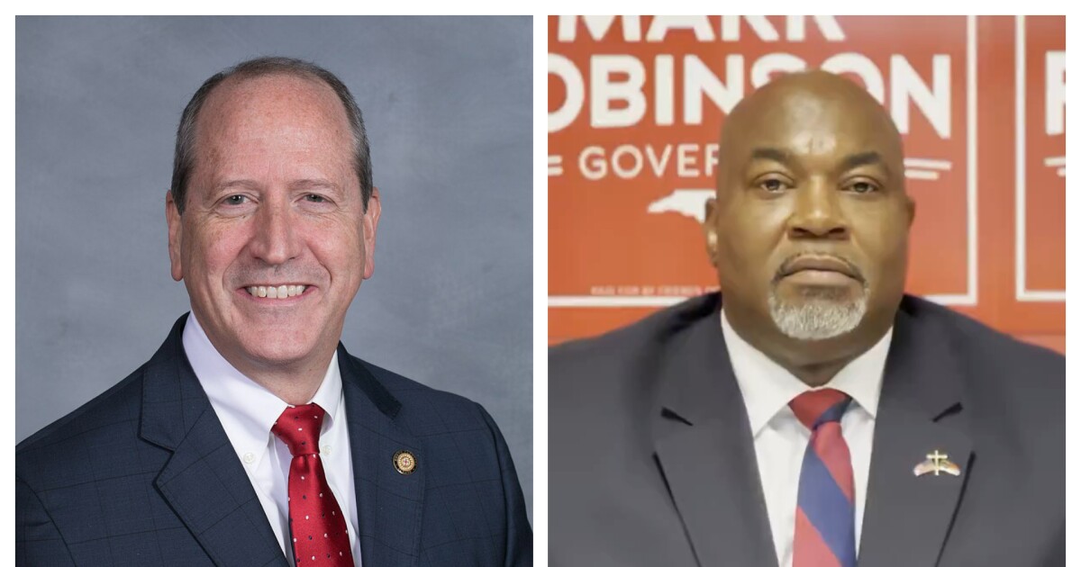 While most Republicans are silent on Mark Robinson, Dan Bishop is not ...