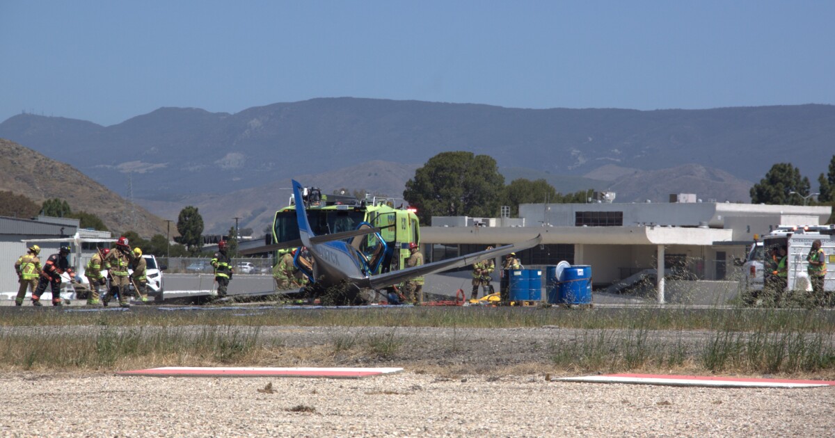 Plane crash prompts temporary runway closure at San Luis Obispo Airport ...